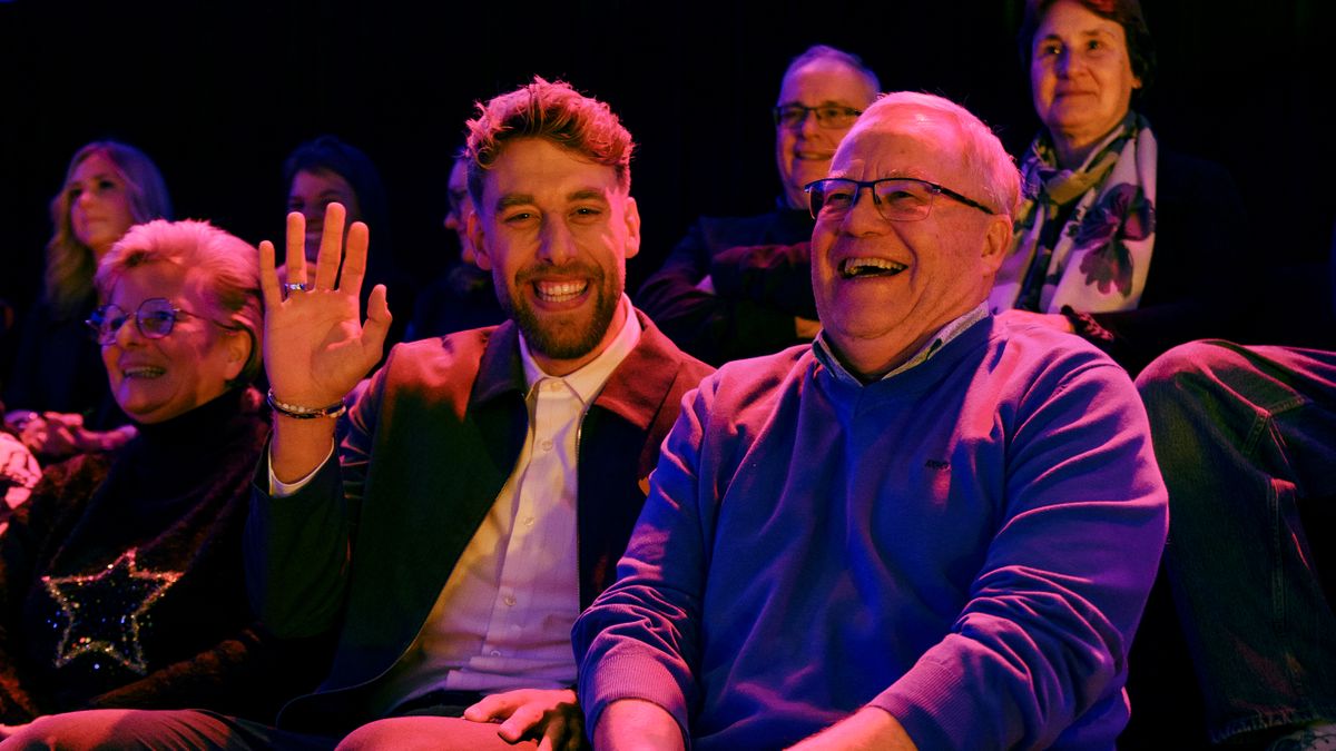 Een oude en een jonge bekende op bezoek: Ward Lemmelijn en Robert ...